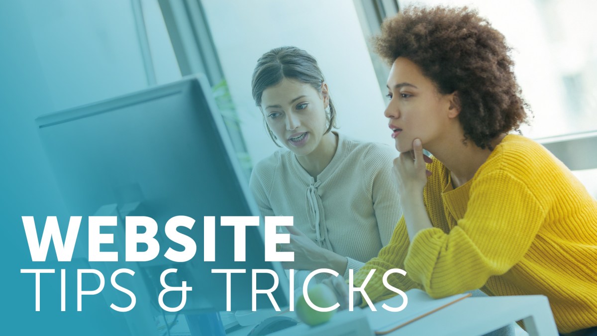 Website Tips and Tricks | retailconnection